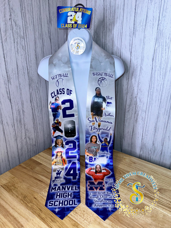 Graduation Stole with 6 Pictures – SpoilThemCreatively