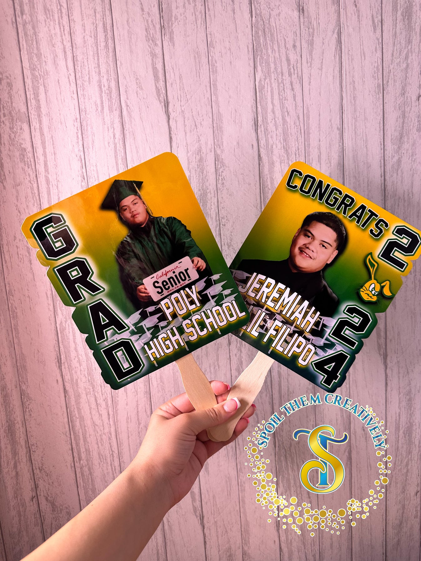 Graduation Hand Fans (4 Pack) – SpoilThemCreatively