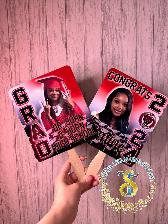 Graduation Hand Fans (4 Pack) – SpoilThemCreatively