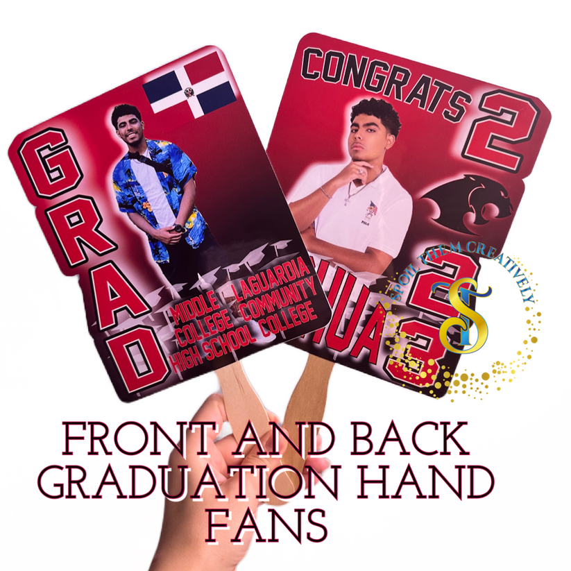 Graduation Hand Fans (4 Pack) – SpoilThemCreatively
