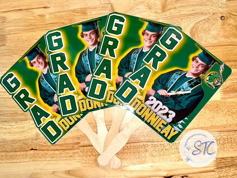 Graduation Hand Fans (4 Pack) – SpoilThemCreatively